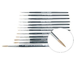 Mårhår pensel nr 6